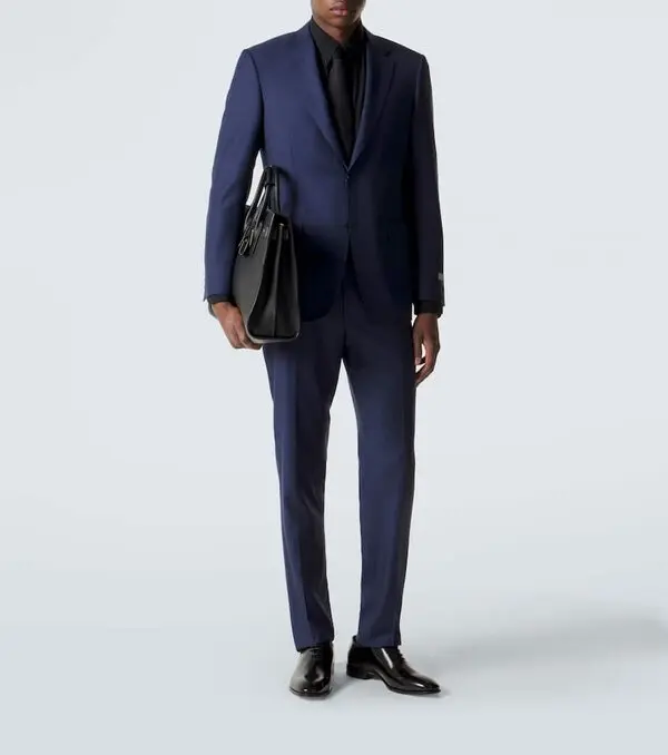 Canali Leather Oxford Shoes
