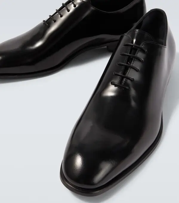 Canali Leather Oxford Shoes