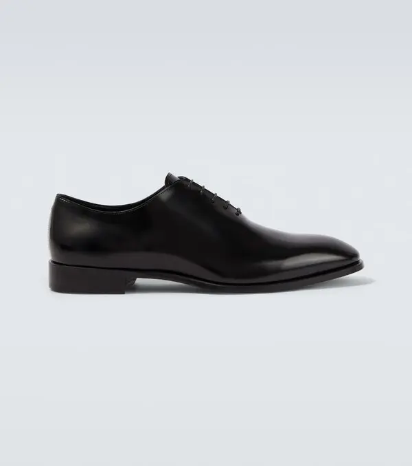 Canali Leather Oxford Shoes