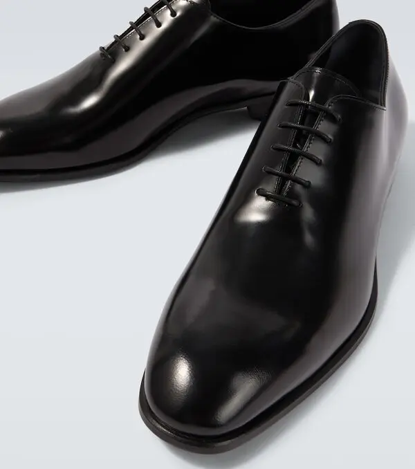 Canali Leather Oxford Shoes