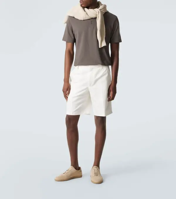 Zegna 232 Suede Sneakers - Beige