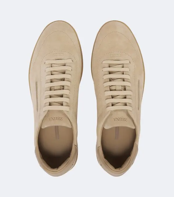 Zegna Suede Sneakers - Beige