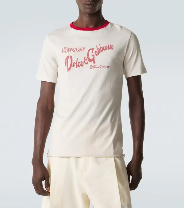 Dolce & Gabbana Printed Cotton T-shirt