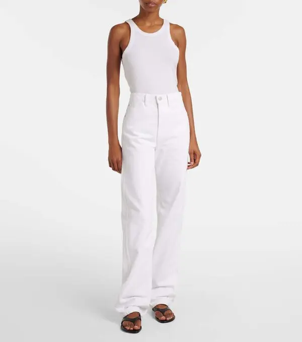 LEMAIRE Straight Leg Jeans - White
