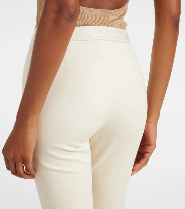 Wolford Grazia Cropped Jersey Flared Pants