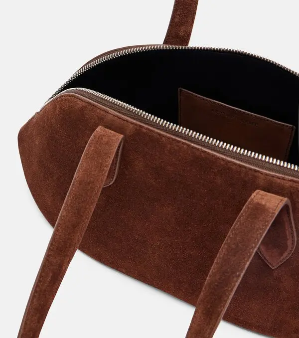 AESTHER EKME Cosmo Suede Bowling Bag - Brown