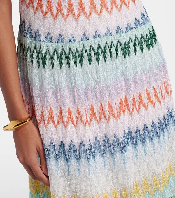 Missoni Halterneck Lamé Maxi Dress