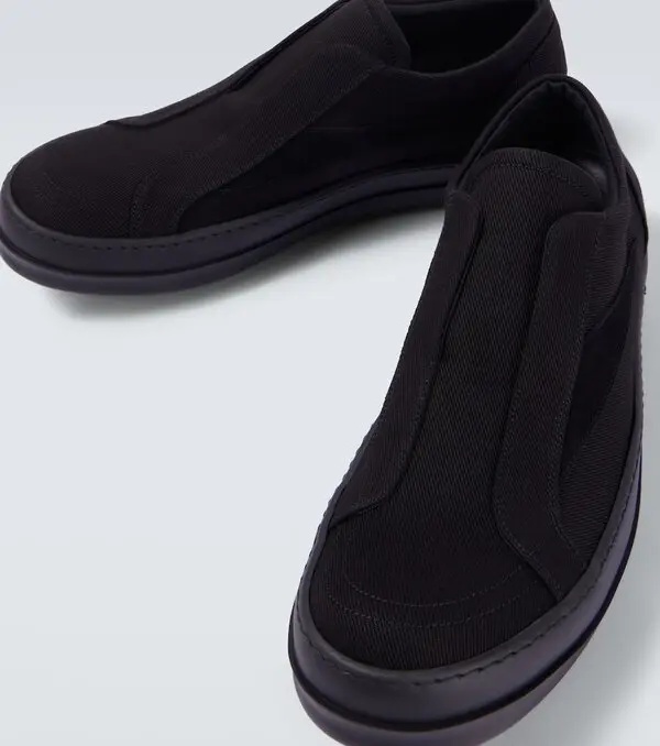 Rick Owens Vintage Slip-on Sneakers - Black