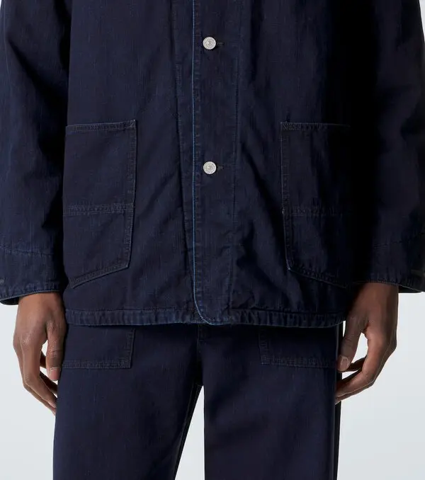 Visvim Osiris Down Denim Jacket - Blue