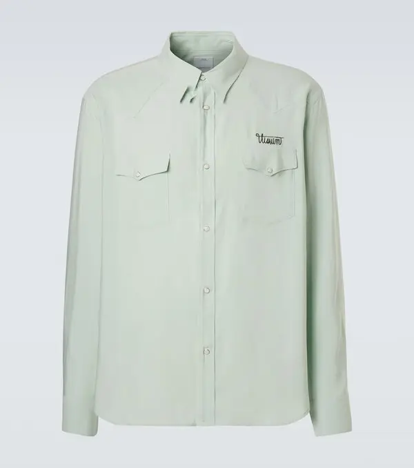 Visvim Four Corners Printed Canvas Shirt