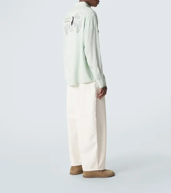 Visvim Four Corners Printed Canvas Shirt