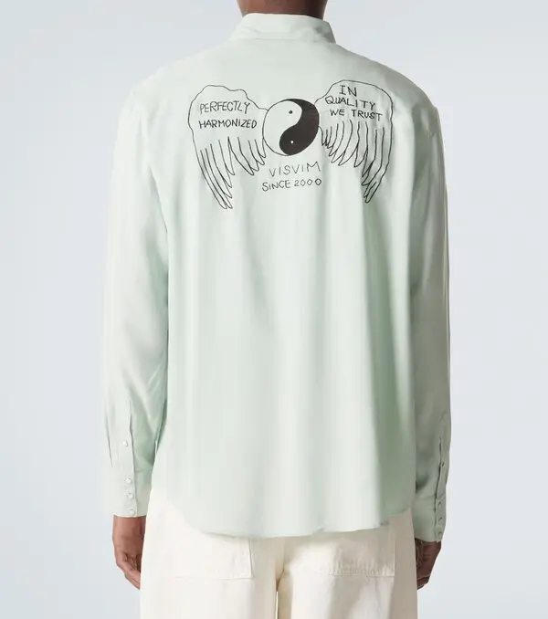 Visvim Four Corners Printed Canvas Shirt