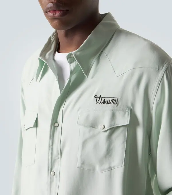 Visvim Four Corners Printed Canvas Shirt