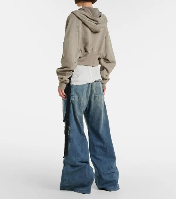 Rick Owens Jumbo Belas Cargo Jeans - Blue