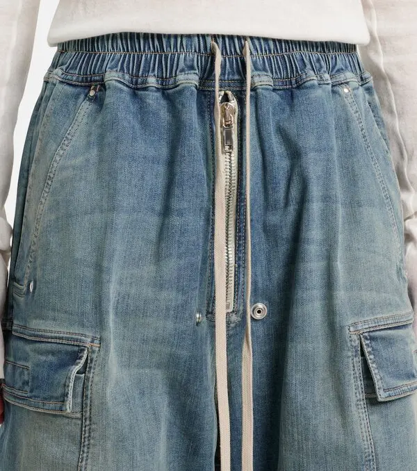 Rick Owens Jumbo Belas Cargo Jeans - Blue
