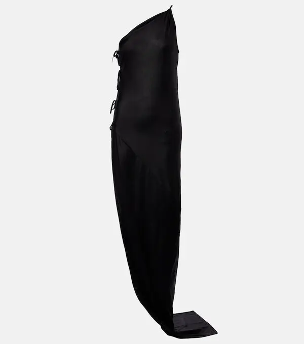Rick Owens Taco Jersey Maxi Dress - Black