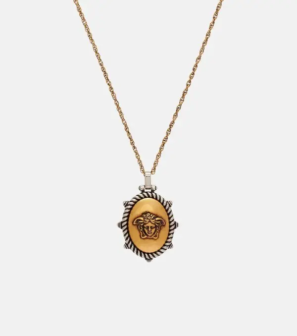 Versace Tivoli Medusa Pendant Necklace - Gold