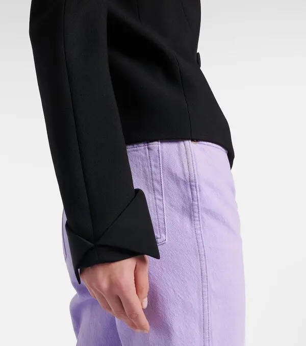 Chloé Virgin Wool Crêpe Cardigan