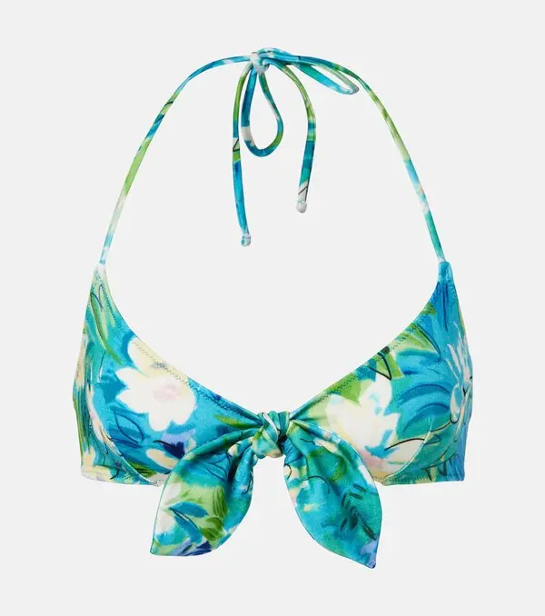 Chloé Floral Bikini Top - Multicoloured