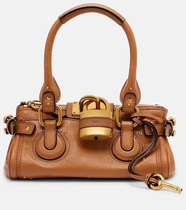 Chloé Paddington Leather Shoulder Bag - Brown