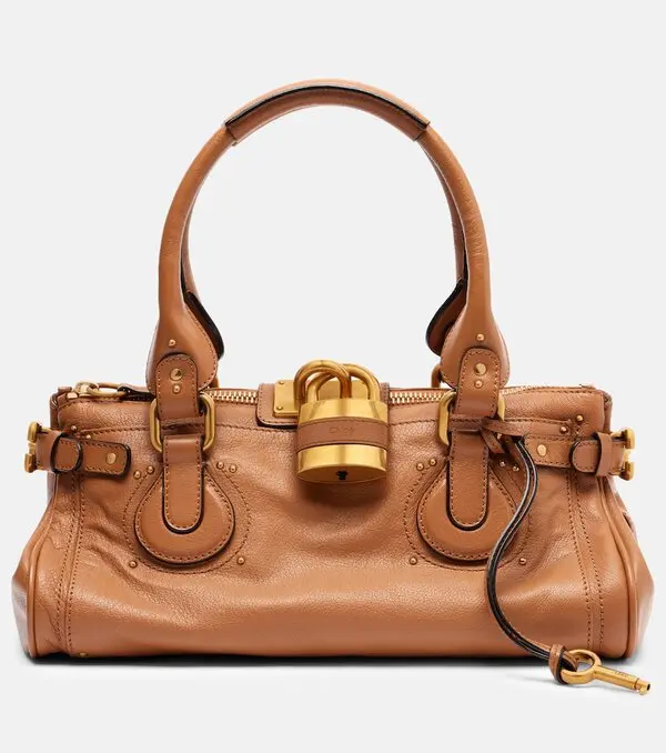 Chloé Leather Shoulder Bag - Brown