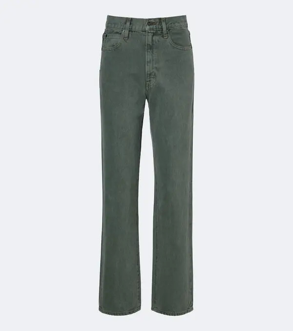 SLVRLAKE London Straight Jeans - Green