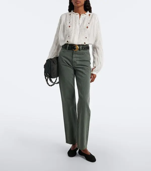 SLVRLAKE London Straight Jeans - Green