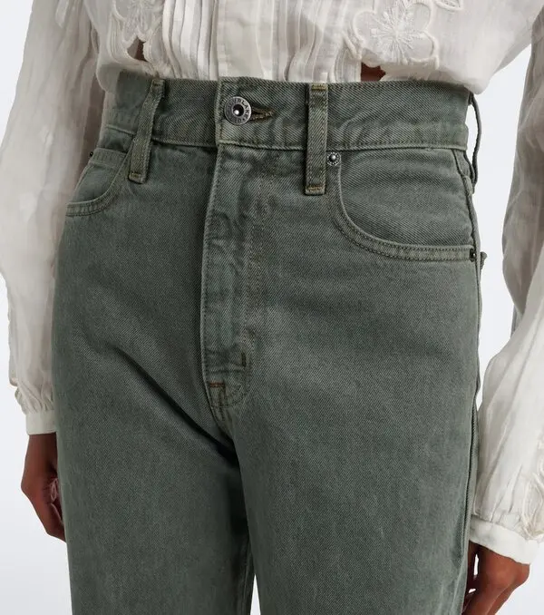 SLVRLAKE London Straight Jeans - Green