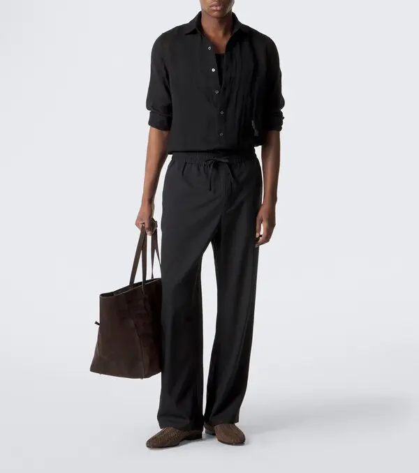 Manolo Blahnik Mario Suede Loafers - Brown