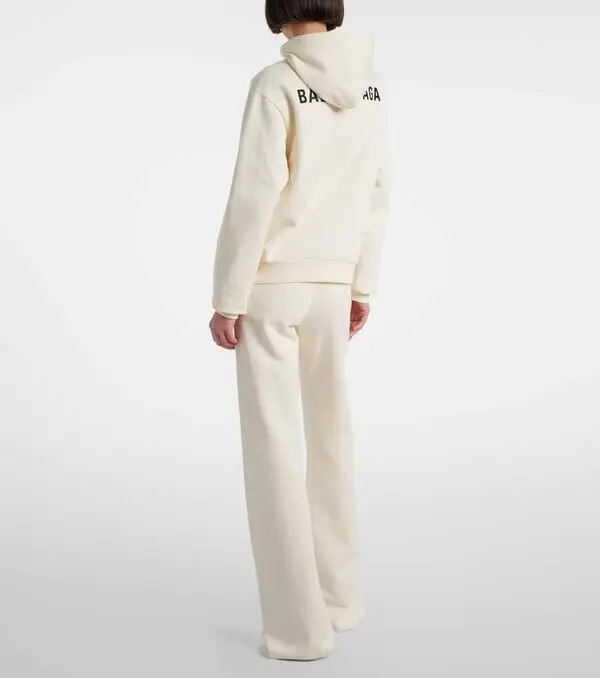 Balenciaga Cotton Jersey Sweatpants - White