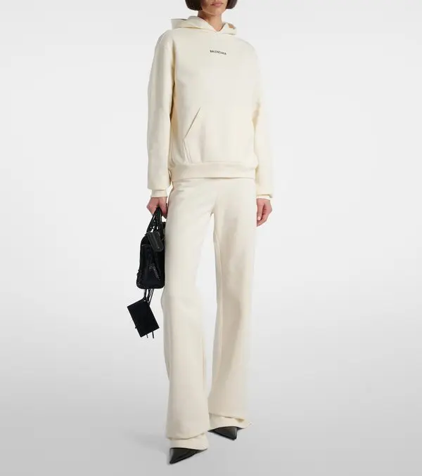 Balenciaga Cotton Jersey Sweatpants - White