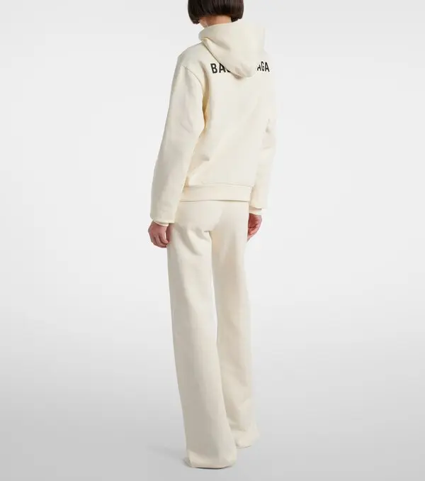 Balenciaga Cotton Jersey Sweatpants - White