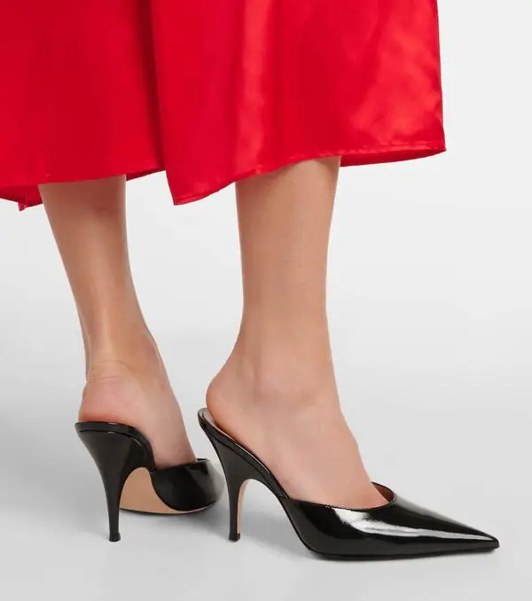 GIANVITO ROSSI Leather Mules