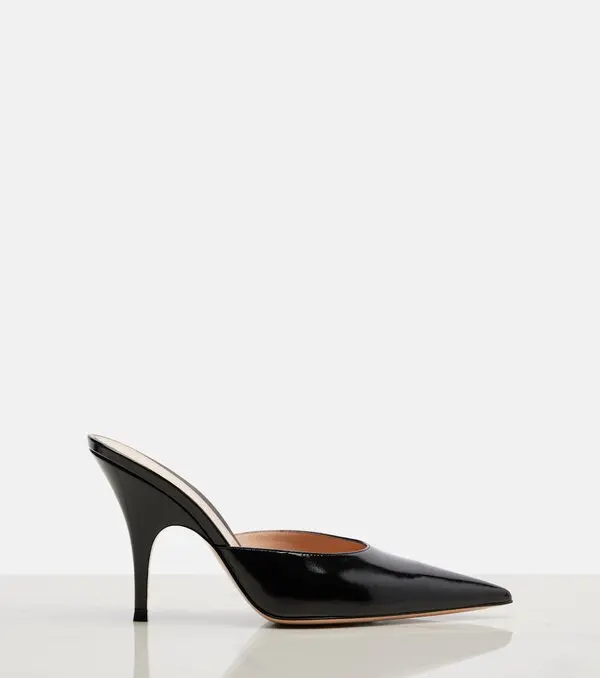 GIANVITO ROSSI Leather Mules