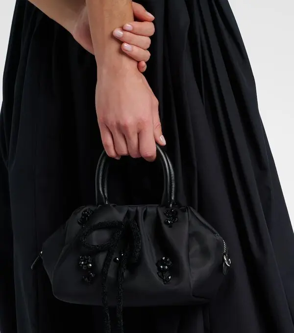 Simone Rocha Mini Embellished Top-handle Bag
