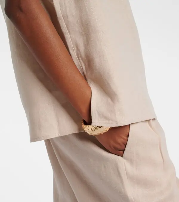 Asceno Trento Linen Top