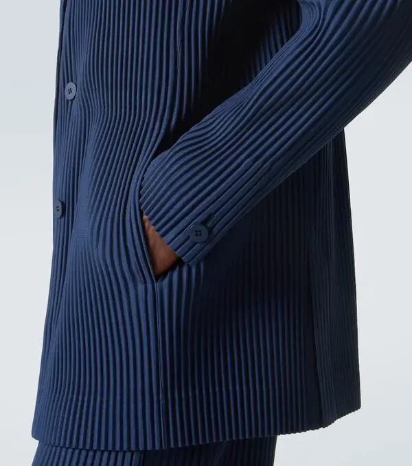 Issey Miyake Homme Plissé Tailored Pleats 1 Double-breasted Blazer