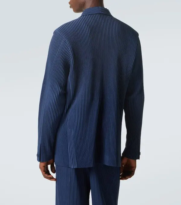 Issey Miyake Homme Plissé Tailored Pleats 1 Double-breasted Blazer