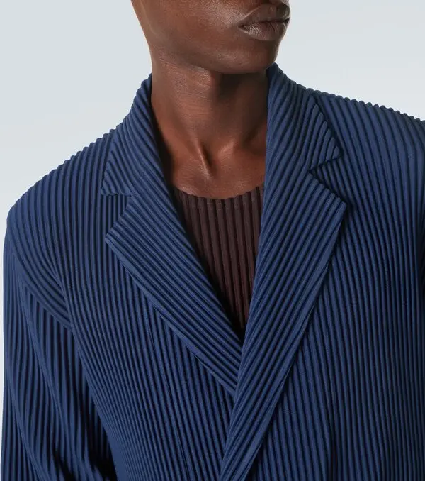 Issey Miyake Homme Plissé Tailored Pleats 1 Double-breasted Blazer