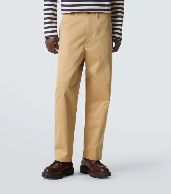 Junya Watanabe Cotton-blend Straight Trousers