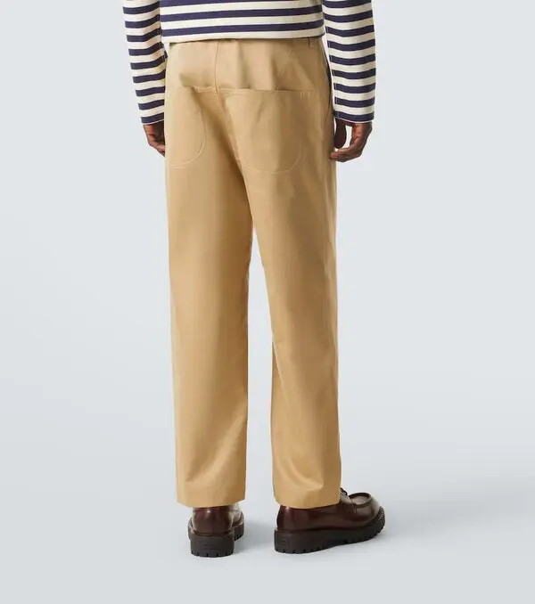 Junya Watanabe Cotton-blend Straight Trousers