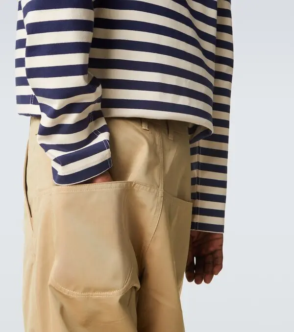Junya Watanabe Cotton-blend Straight Trousers