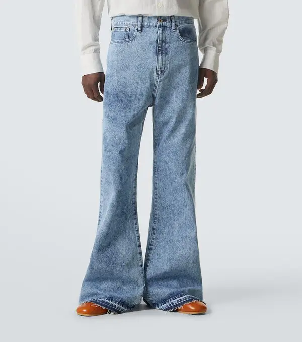 Junya Watanabe High-rise Flared Jeans
