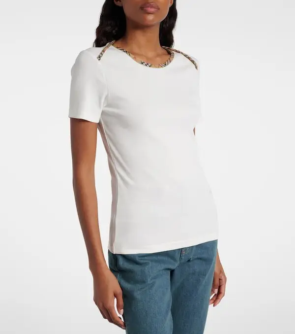 Burberry Stephanie Cotton T-shirt - White