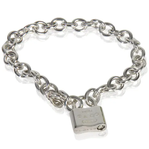 Tiffany & Co. 1837 Sterling Silver Padlock Bracelet - Sterling_silver