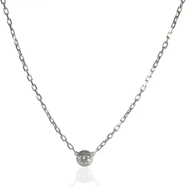 CARTIER White Gold Diamond Pendant - White_gold