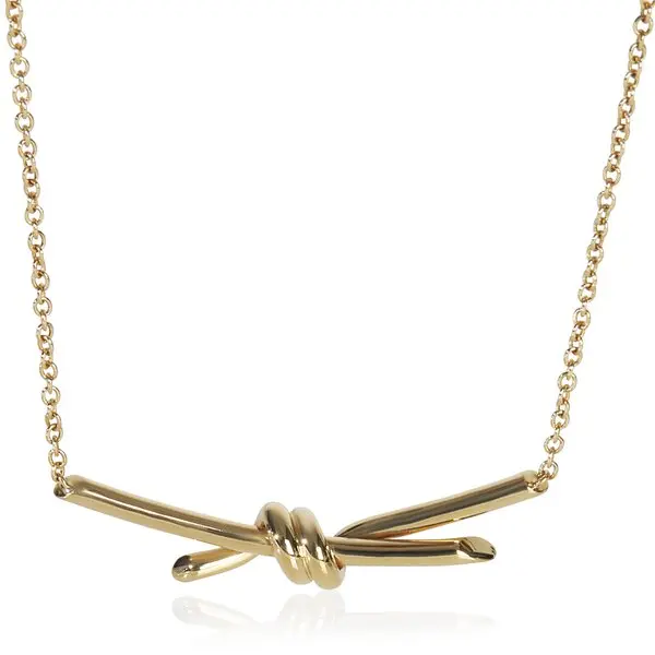 Tiffany & Co. Yellow Gold Knot Necklace - Yellow_gold