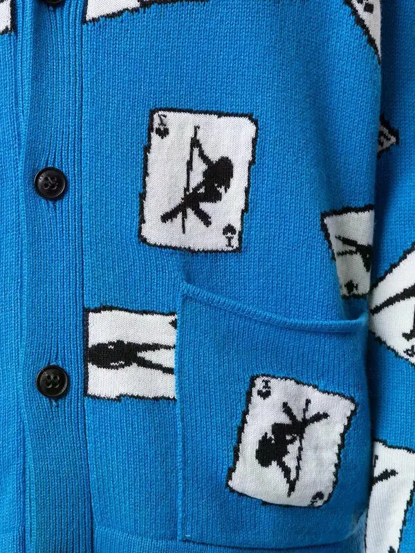 Amiri Pole-dance Knit Cardigan
