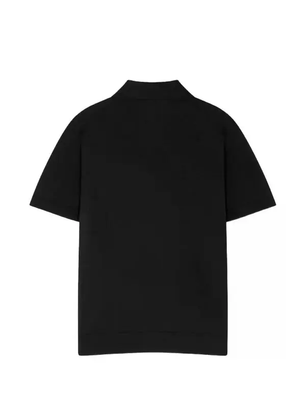 Versace Logo-patch Polo Shirt