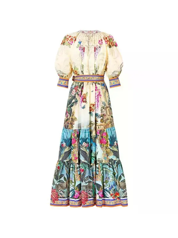 Camilla Bodrum Botanicals Tiered Dress
